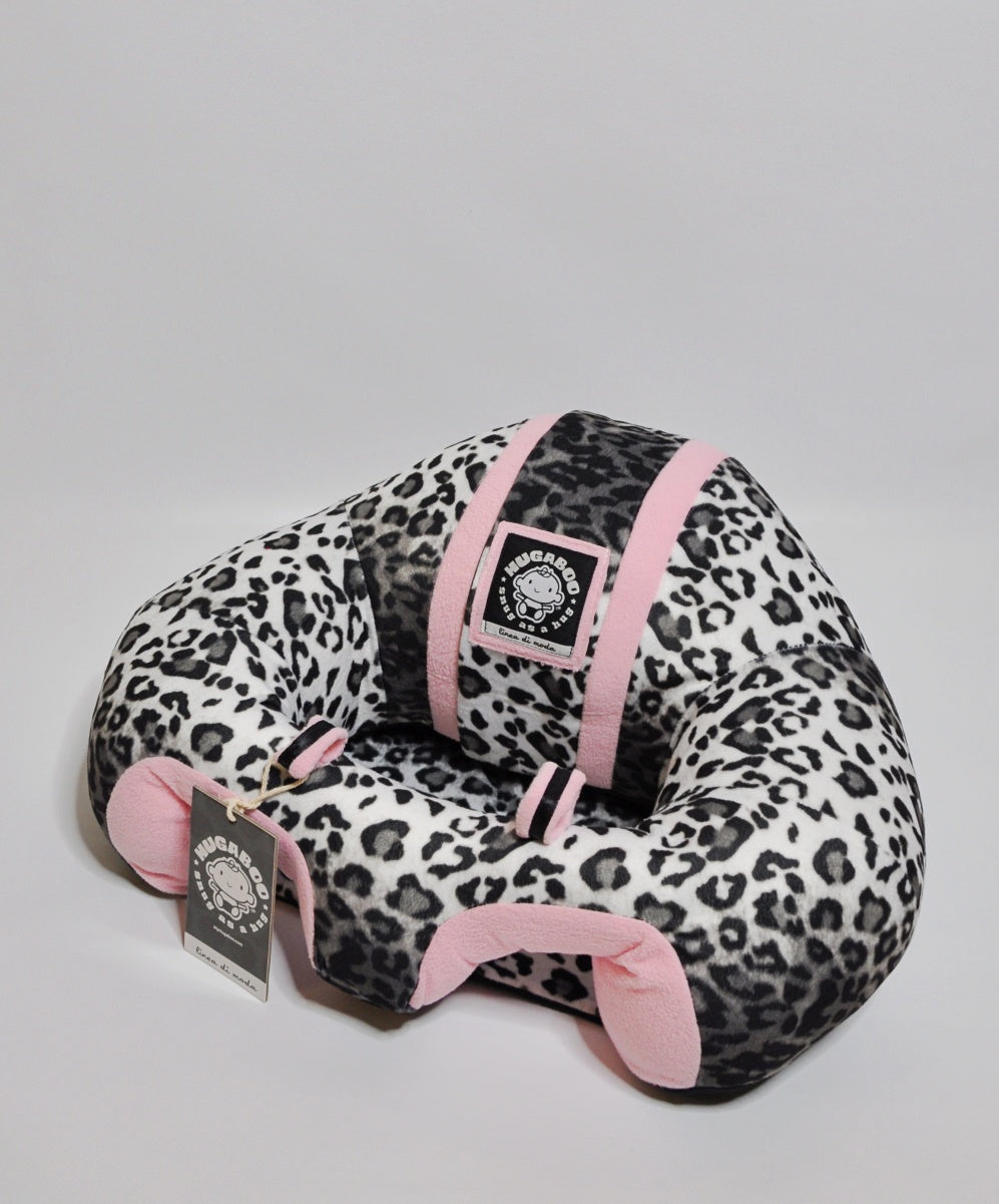 Infant Sitting Chair - Pink Snow Leopard – Hugaboo
