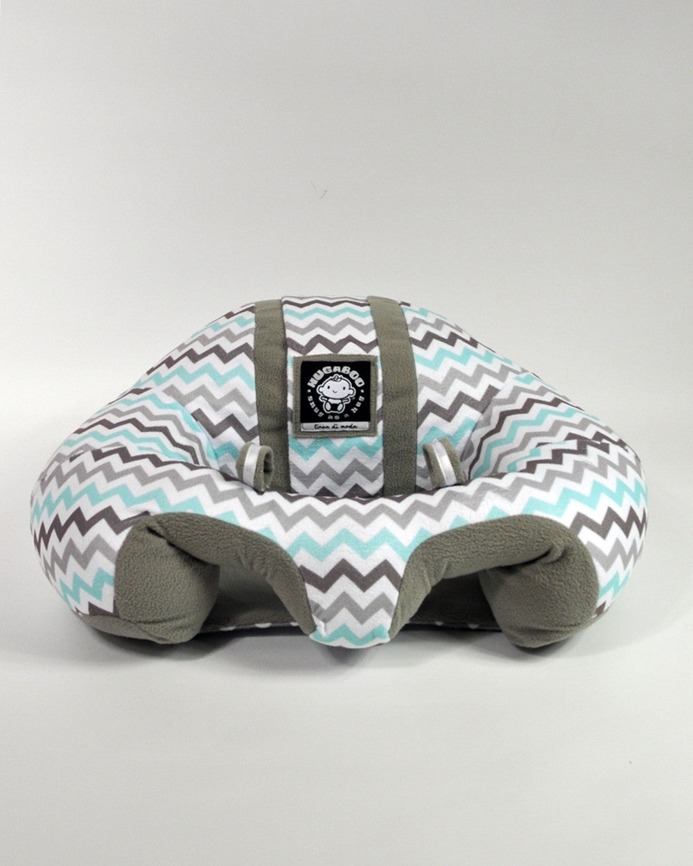 Infant Sitting Chair - Blue Chevron – Hugaboo